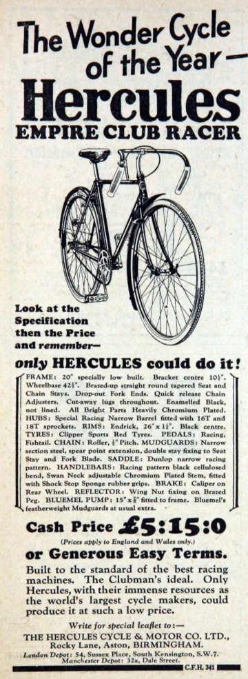 Hercules Cycle and Motor Co - Graces Guide