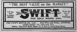 Swift Motor Co: Cars - Graces Guide