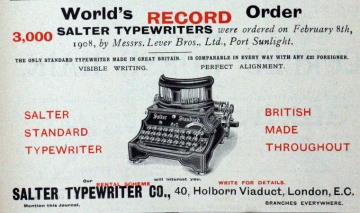 Salter Typewriter Co - Graces Guide