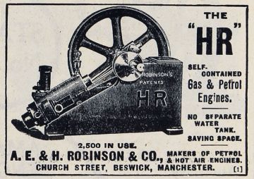 A. E. and H. Robinson - Graces Guide