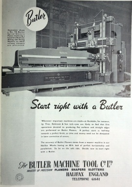 Butler Machine Tool Co - Graces Guide