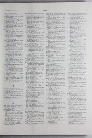 Engineering 1956 Jul-Dec: Index - Graces Guide