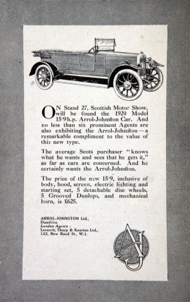 Arrol-Johnston - Graces Guide