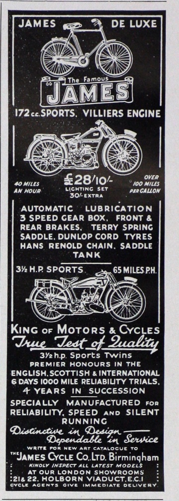 James Cycle Co - Graces Guide