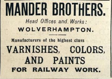 Mander Brothers - Graces Guide