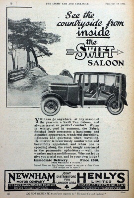Swift Motor Co - Graces Guide