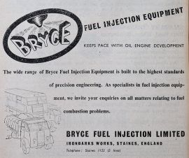 Bryce Fuel Injection - Graces Guide