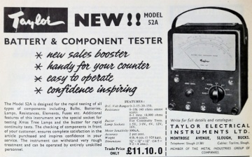 Taylor Electrical Instruments - Graces Guide