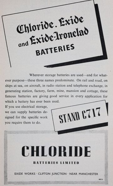 Chloride Batteries - Graces Guide