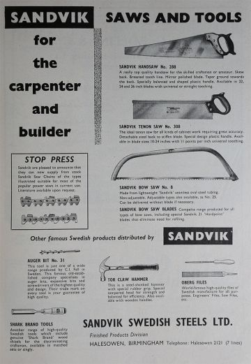 Sandvik Swedish Steels - Graces Guide