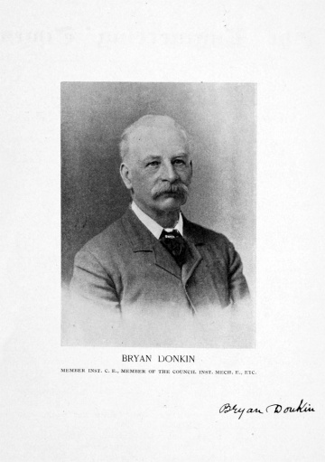 Bryan Donkin (1835-1902) - Graces Guide