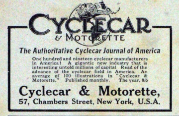 Cyclecar and Motorette Magazine - Graces Guide