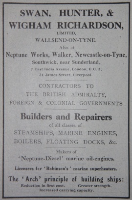 Swan, Hunter and Wigham Richardson - Graces Guide