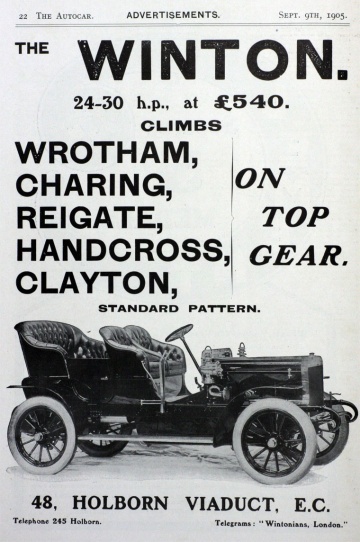Winton Motor Carriage Co - Graces Guide