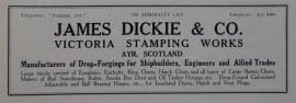 James Dickie and Co - Graces Guide
