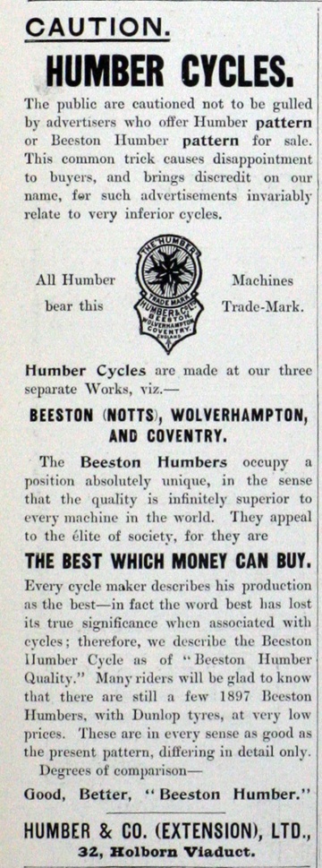 Humber: Cycles - Graces Guide