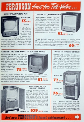 Ferguson Radio Corporation - Graces Guide