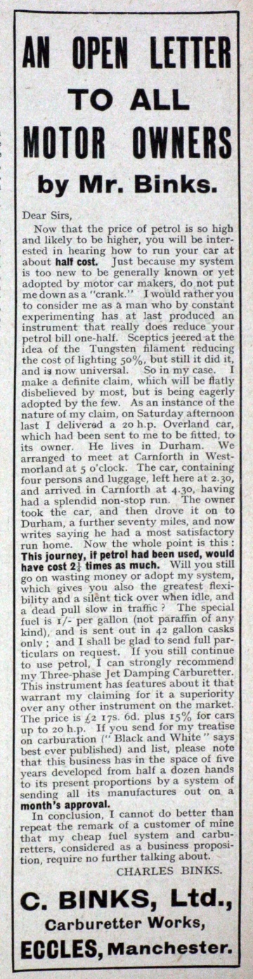 Charles Binks - Graces Guide