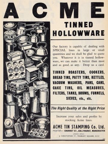 Acme Tin Stamping Co - Graces Guide