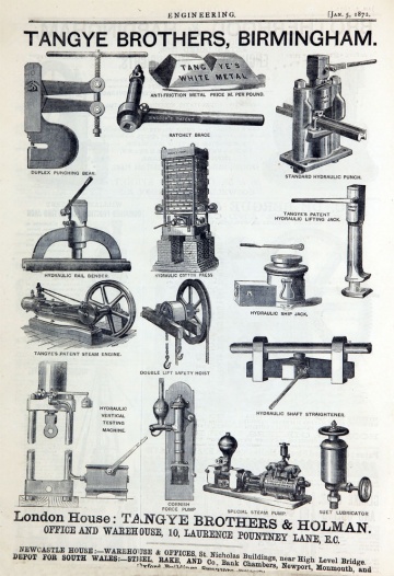 Tangyes - Graces Guide