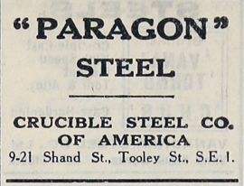 Crucible Steel Company of America - Graces Guide