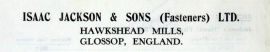 Isaac Jackson and Sons - Graces Guide
