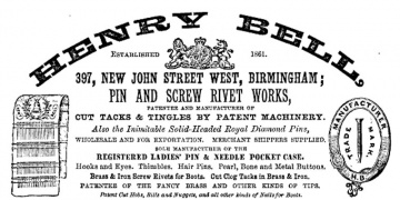 Henry Bell (Birmingham) - Graces Guide