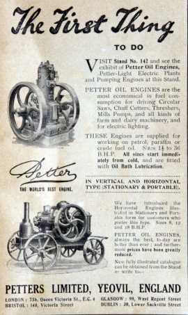 Petters: Small Engines - Graces Guide