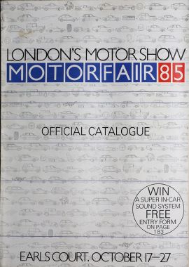 1985 Motorfair - Graces Guide