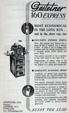 Gestetner - Graces Guide