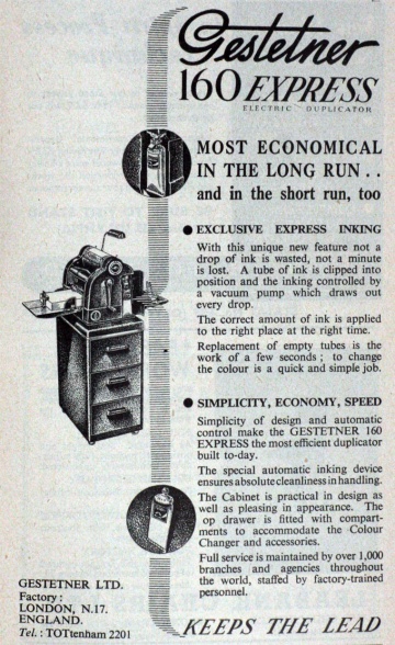 Gestetner - Graces Guide