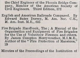 Engineering 1888 Jul-Dec: Index: Literature - Graces Guide