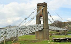 Gattonside Suspension Bridge - Graces Guide