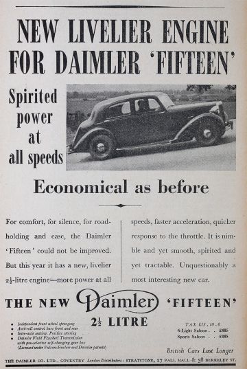 Daimler: Fifteen - Graces Guide