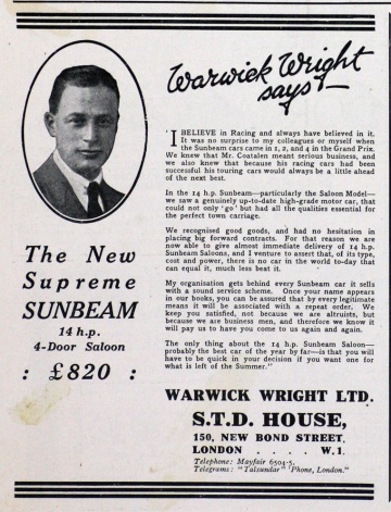 Warwick Wright - Graces Guide