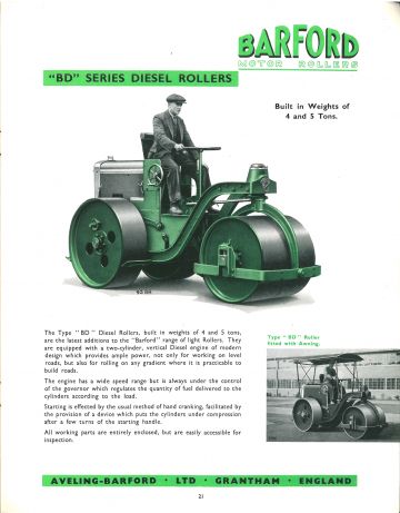 Aveling-Barford: Rollers - Graces Guide
