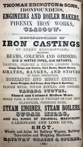 Thomas Edington and Sons - Graces Guide