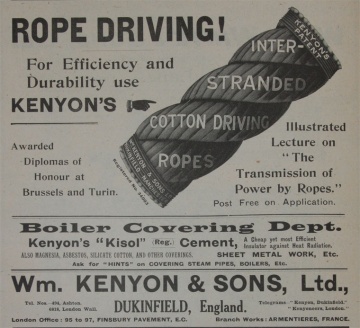 William Kenyon and Sons - Graces Guide