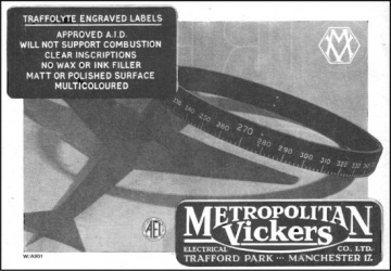 Metropolitan-Vickers: Industrial Equipment - Graces Guide