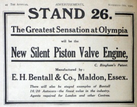 E. H. Bentall and Co: Engines - Graces Guide