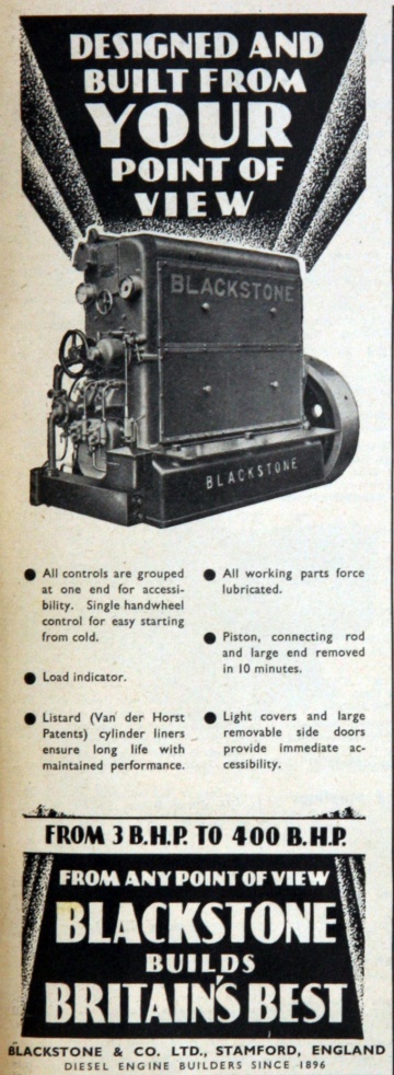 Blackstone and Co: Engines - Graces Guide