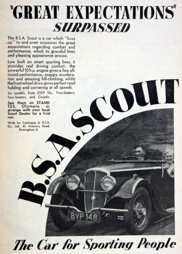 BSA: Cars - Graces Guide
