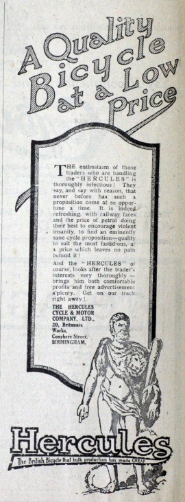 Hercules Cycle and Motor Co - Graces Guide