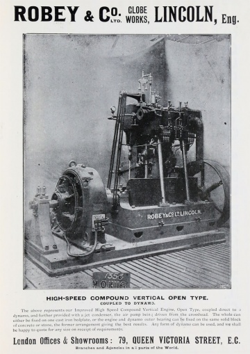 Robey and Co: Large Engines - Graces Guide