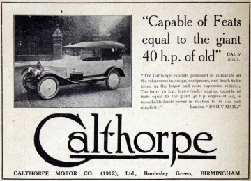 Calthorpe Motor Co - Graces Guide