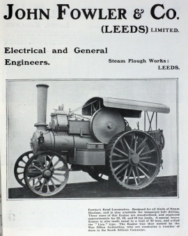 John Fowler and Co: Steam Driven Engines - Graces Guide