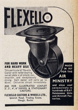 Flexello Castors and Wheels - Graces Guide