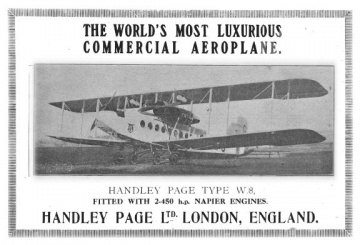 Handley Page: Type W - Graces Guide