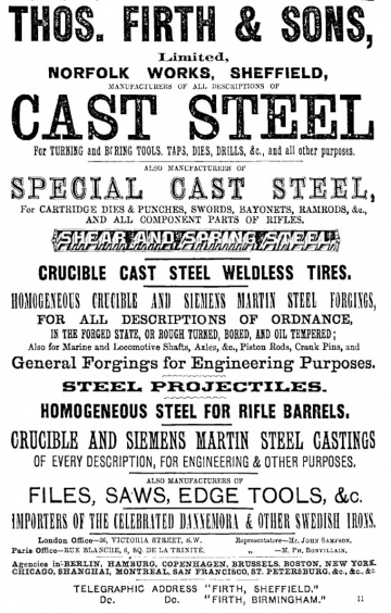 Thomas Firth and Sons - Graces Guide