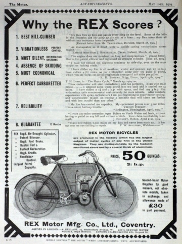 Rex Motor Manufacturing Co - Graces Guide